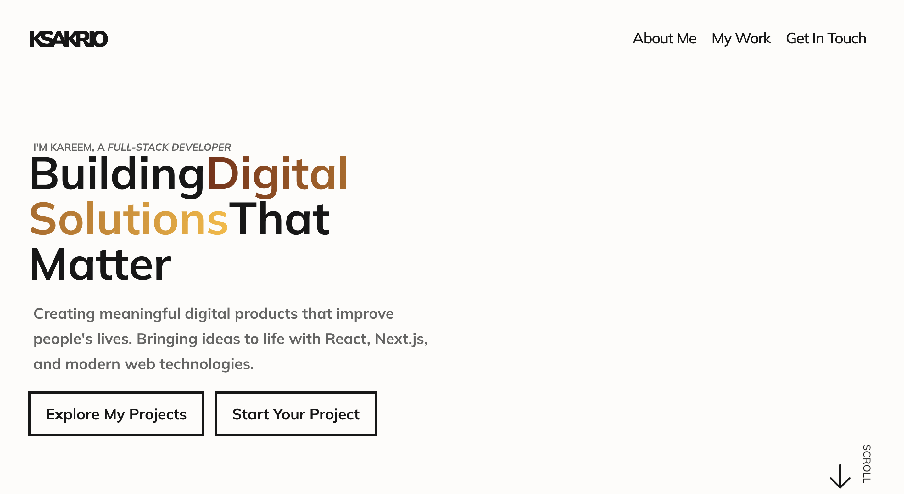 Kareem Sakr | Senior Full-Stack Developer